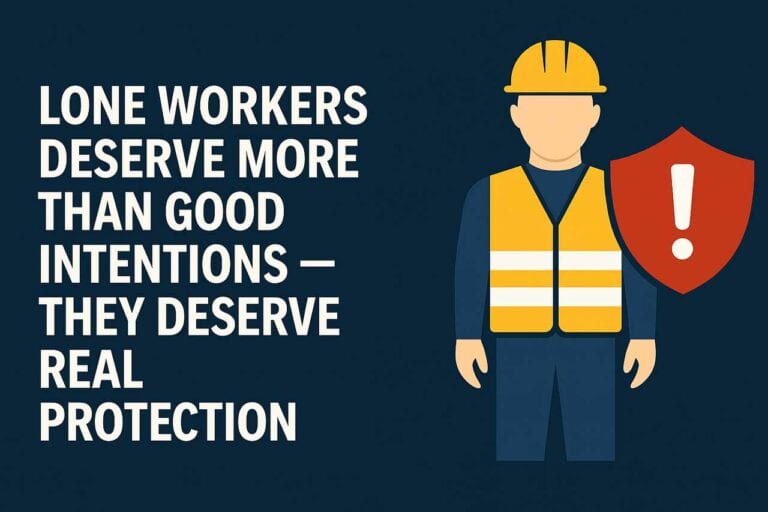 Lone Workers Deserve More Than Good Intentions - They Deserve Real ...