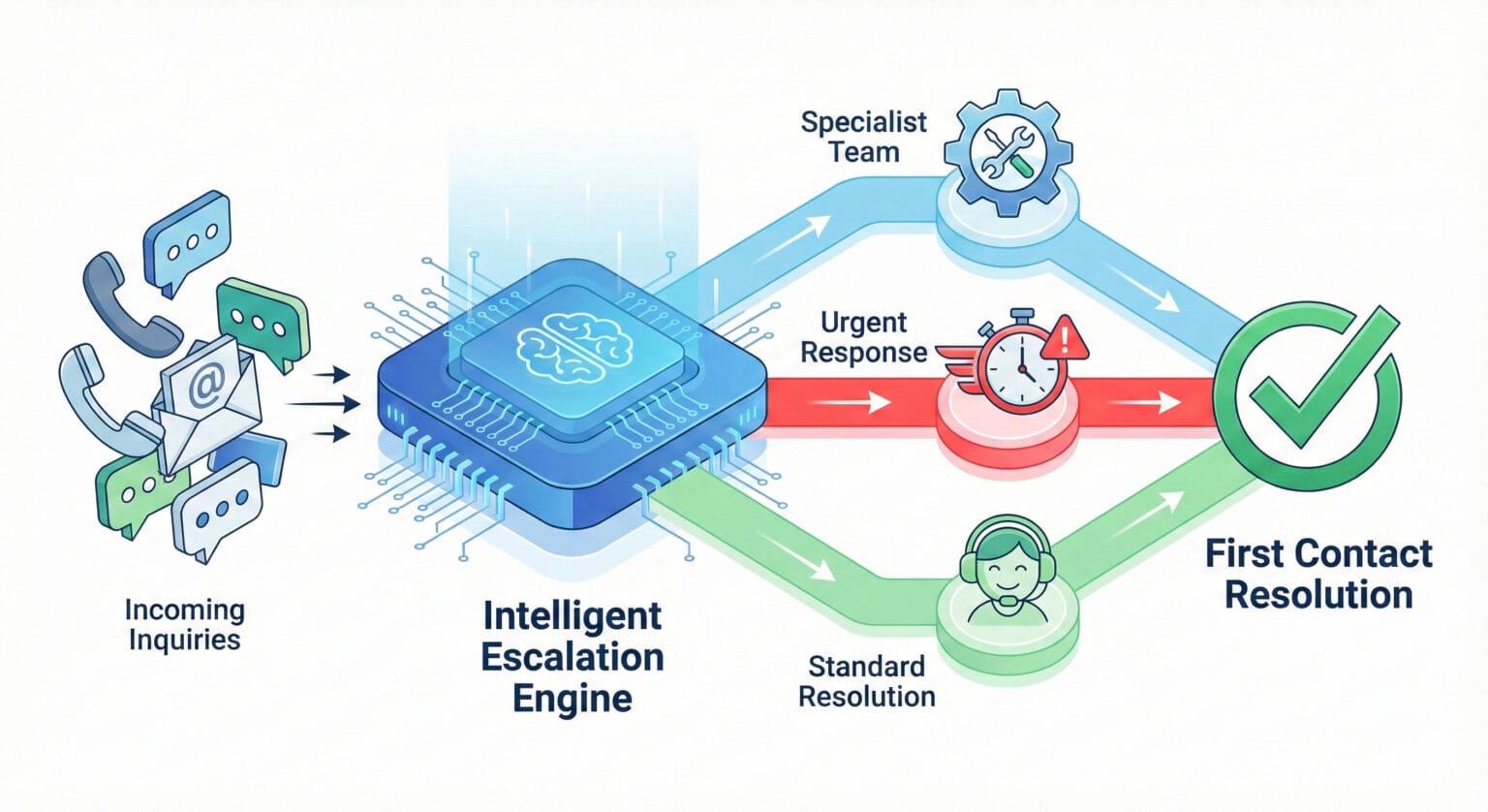 Reducing First Contact Resolution Failures with Intelligent Escalation ...